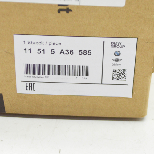 NEW BMW 1 F20 ADDITIONAL WATER PUMP 11515A36585 ORIGINAL 11-51-5-A36 ...