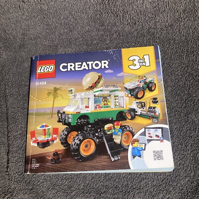 Booklet Lego Creator 3 in 1 #31104 Manual Only | eBay