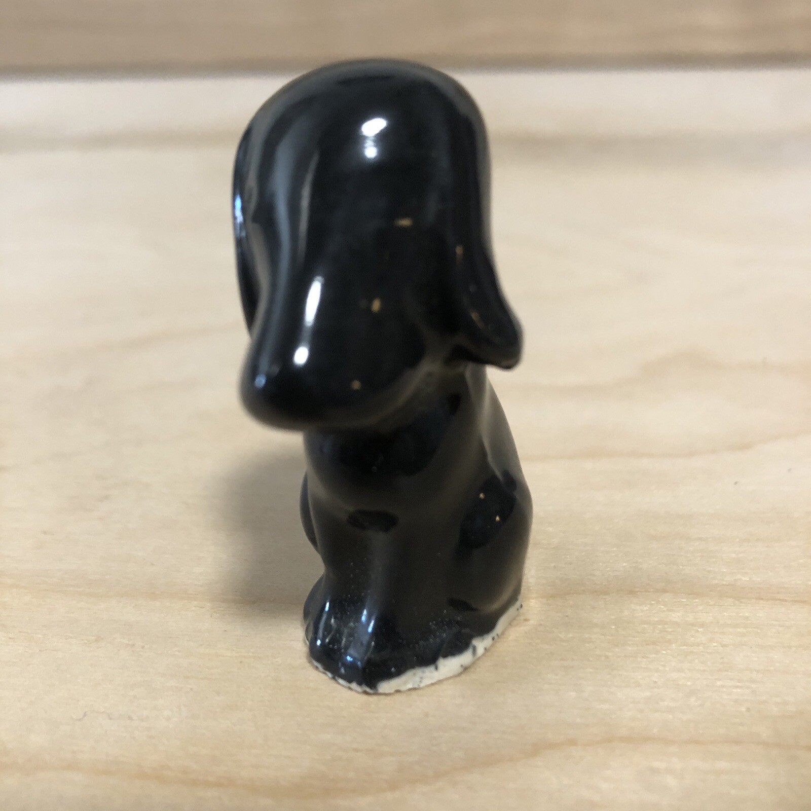 Vintage Black Glaze Miniature Sad Beagle Hound Dog Figure Wade ...
