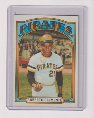 1972 TOPPS #309 ROBERTO CLEMENTE IN EX CONDITION - PITTSBURGH PIRATES ...