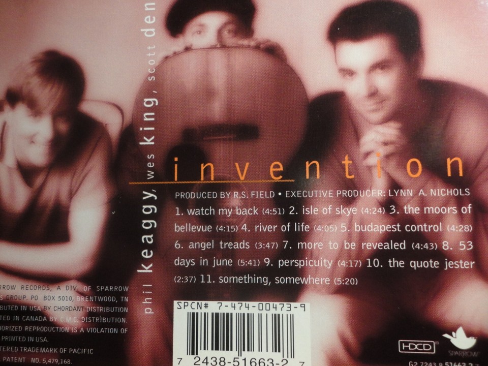 Invention by Phil Keaggy ,Wes King & Scott Dente cd 724385166327 | eBay