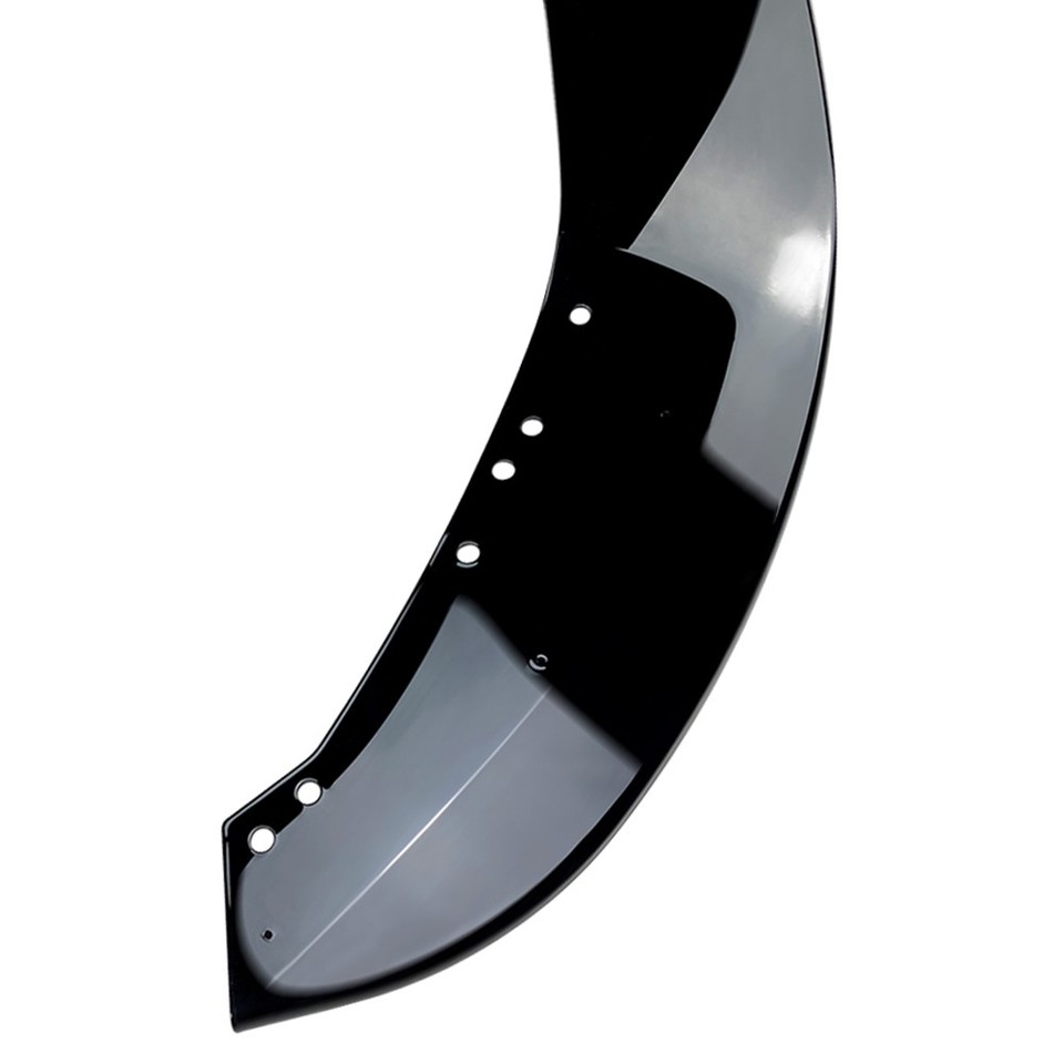 Front Bumper Lip Spoiler + Side Splitter Canards Cover Body Kit Fit BMW ...