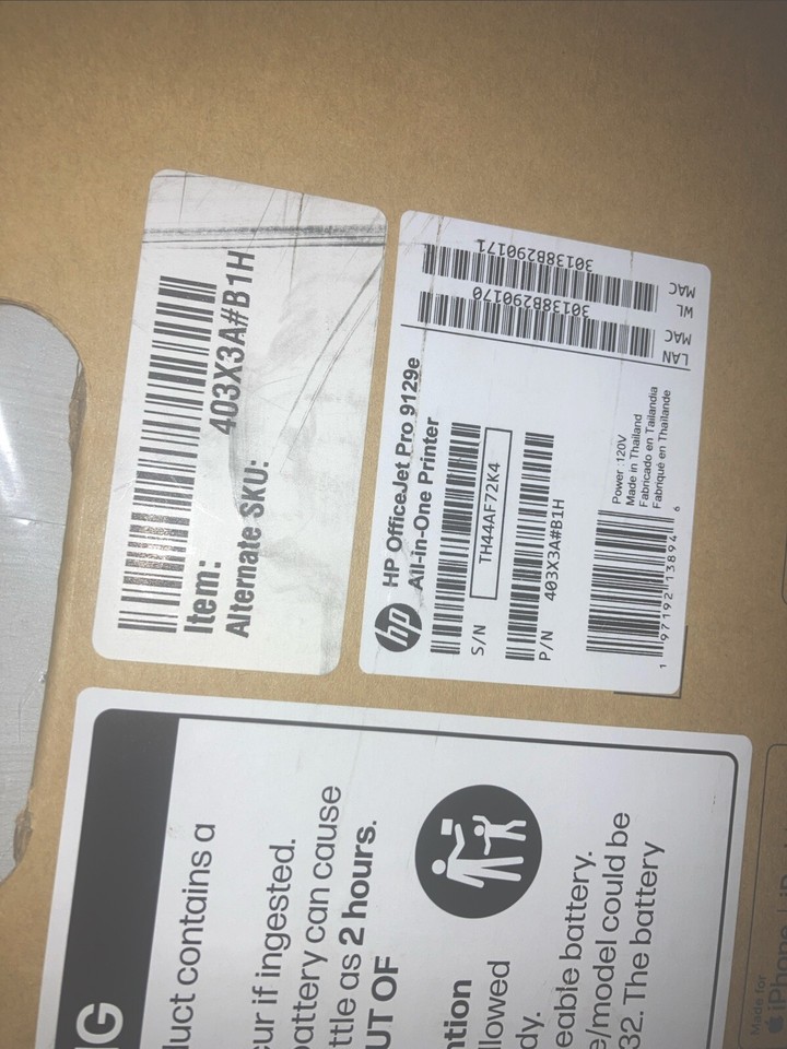 HP OfficeJet Pro 9129e All-In-One Inkjet Multi-Color + PRINT/SCAN/COPY ...