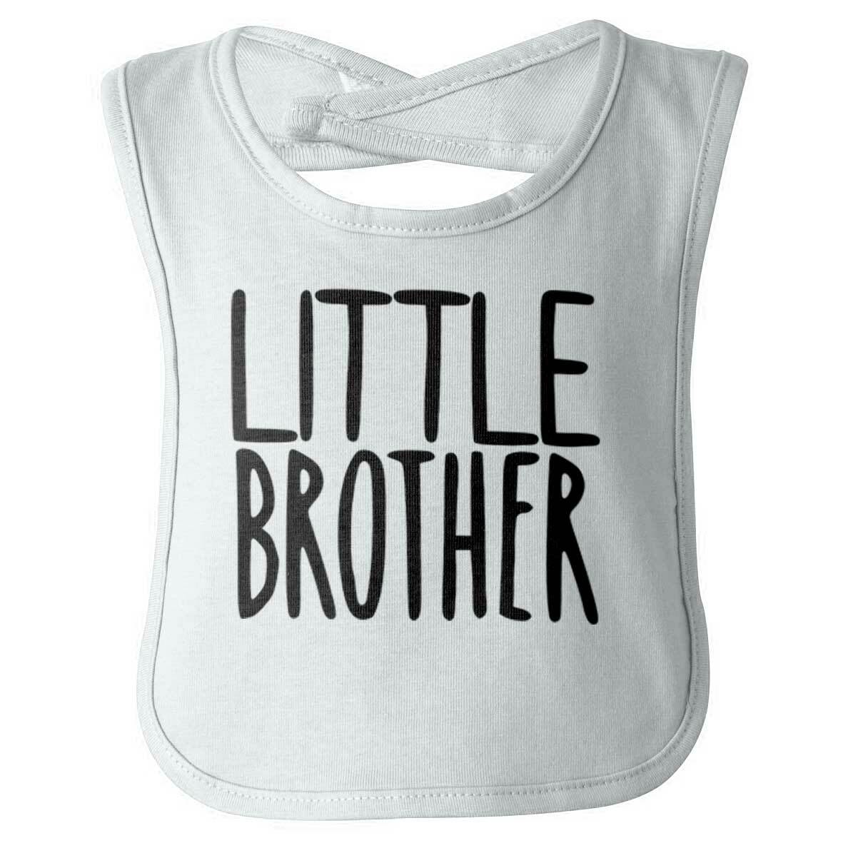 Little Lil Brother Bro Cute Shower New Gift Baby Boy Bibs Infant ...