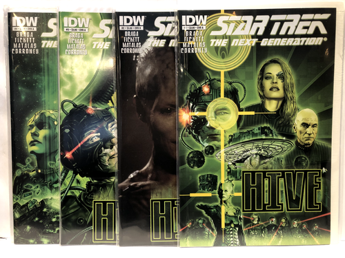 Star Trek The Next Generation Hive #1-4 set VF/NM 1st print IDW Comics ...