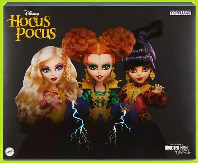 Monster High Disney's Hocus Pocus Skullector Dolls Sanderson Sisters ...