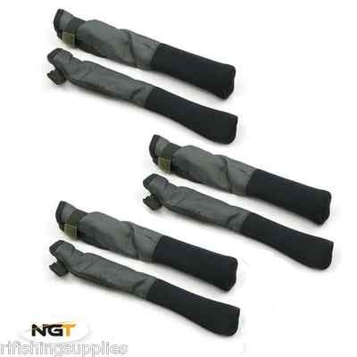 3 X PAIRS OF GREEN DELUXE TIP AND BUTT ROD PROTECTORS CARP COARSE ...