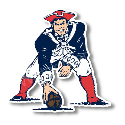 New England Patriots Vintage Vinyl Sticker Decal 12 Different Size Car ...