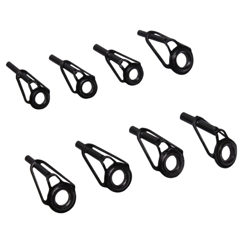 8Pcs Ceramic Guide Fishing Rod Repair Kits Rod Tip Repair Fishing Rod ...