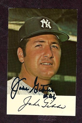 Jake Gibbs, New York Yankees, Signed, autographed, Baseball Postcard | eBay