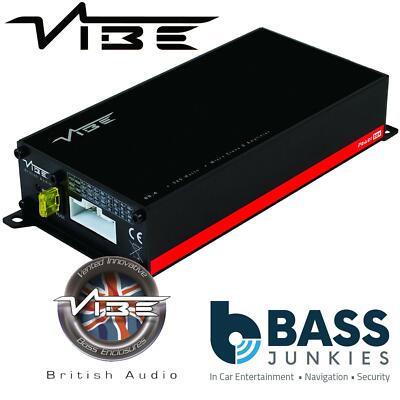 Vibe POWERBOX65.4M - Class-D Micro 4 Channel 520 Watts Car Van Amp ...