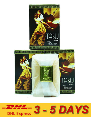 3 x TABU Dana Soap Bar with Perfume High Quality Cleanser Body and Face ...