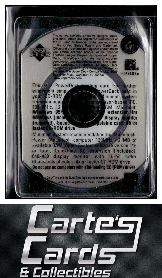 Keyshawn Johnson 1999 Upper Deck PowerDeck #PD16 New York Jets CD-ROM ...