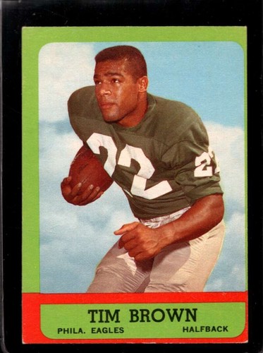 1963 TOPPS #111 TIMMY BROWN EX (RC) SP EAGLES *SBA1435 | eBay