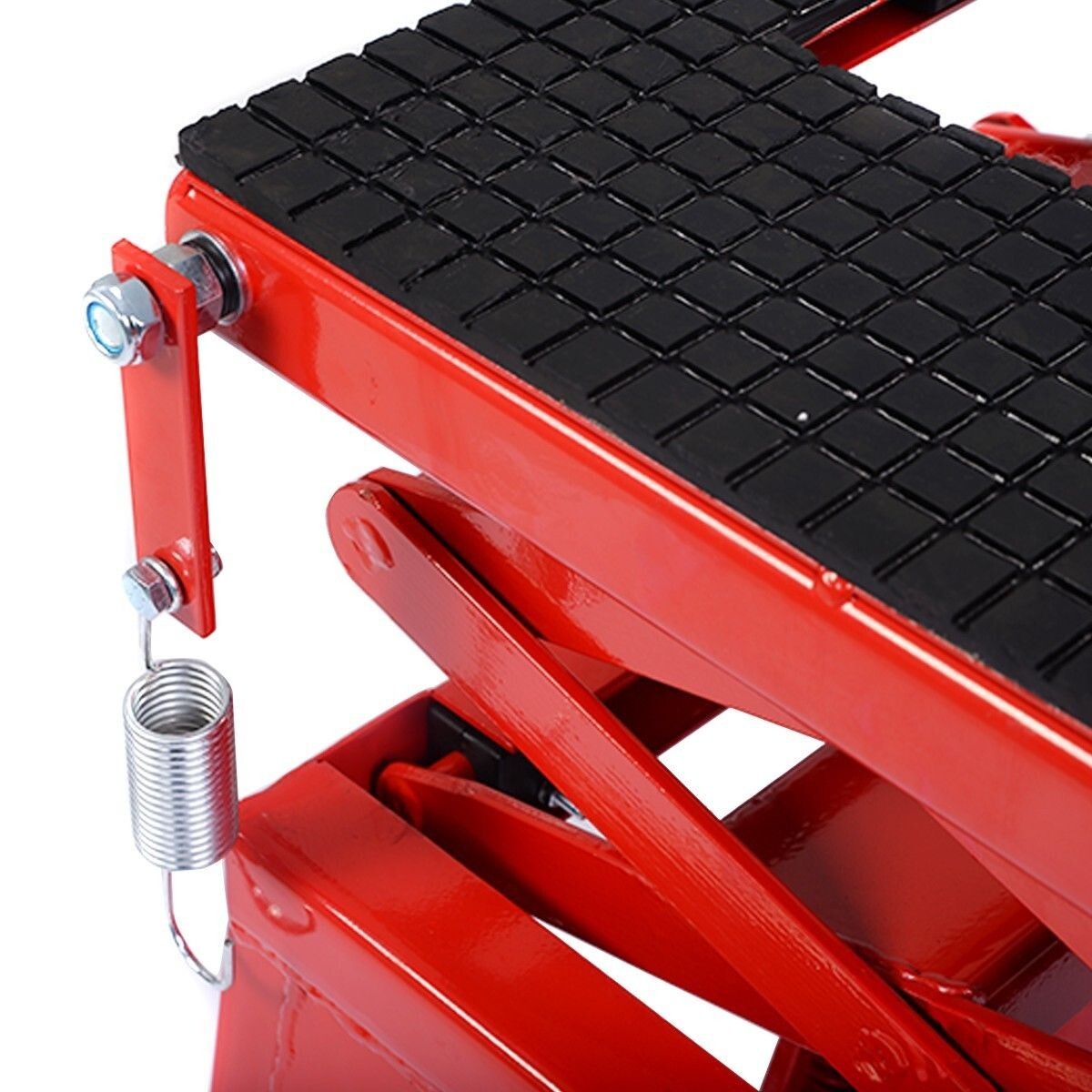 300 Lbs Scissor Hydraulic Stand Jack Lift Hoist Floor Jack For Bike ...