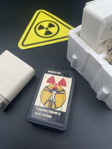 Radiation Detector Keychain BIRI-2 (1991) β γ Counter: SBM-10 Geiger ...