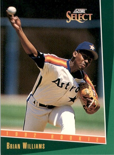 1993 Select Brian Williams RC Houston Astros #287 Baseball Card | eBay