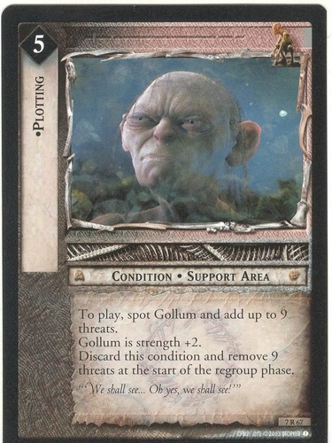 Lord Of The Rings CCG Card RotK 7.R67 Plotting | eBay