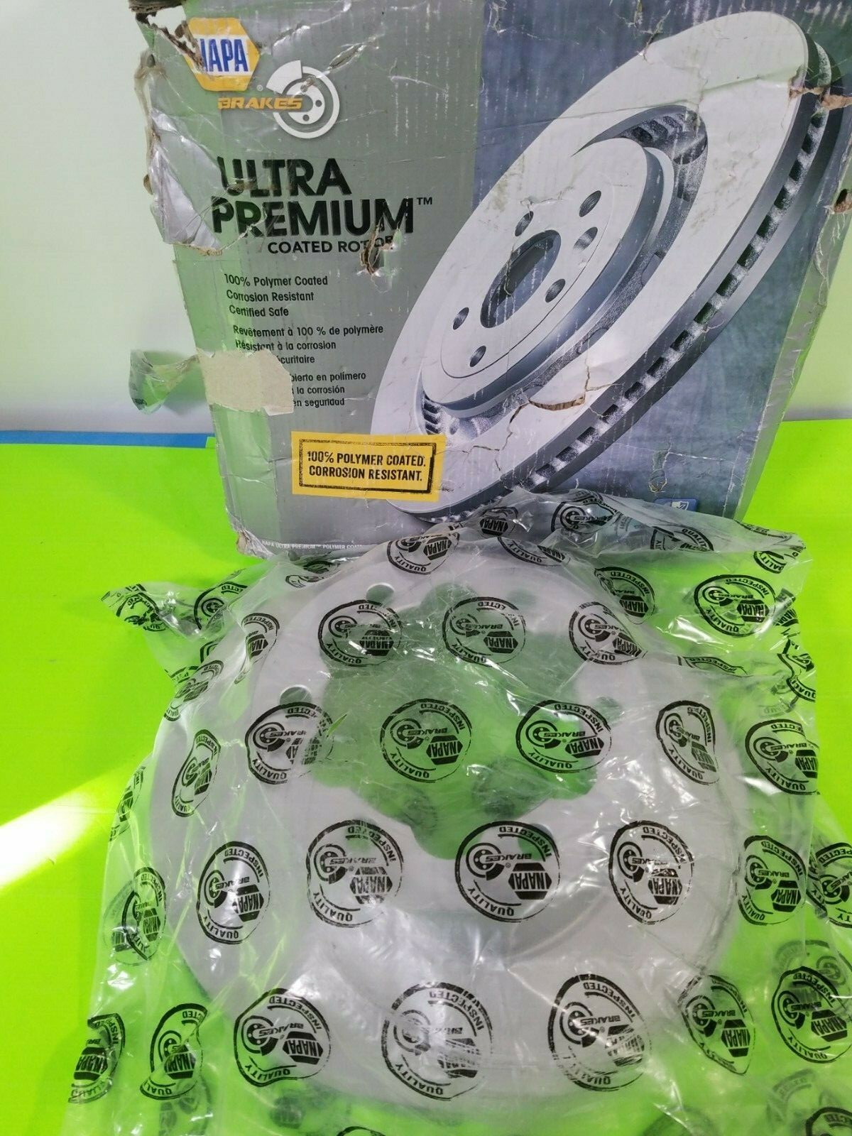 (NEW) NAPA Ultra Premium Coated Disc Brake Rear Rotor 880612CR | eBay