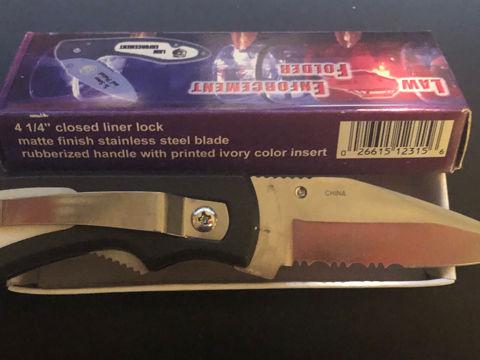 Law Enforcement Folder #15-242LE Barracuda Rostfrei New | eBay