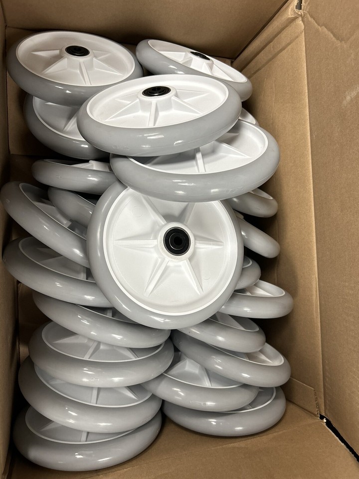 Grey Stryker Stretcher 8” Standard Wheel, Stryker OEM Part 0753-103-215 ...