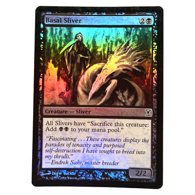 Basal Sliver FOIL VLP Time Spiral Common MTG See Photos Magic the ...
