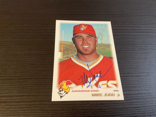 2000 Albuquerque Dukes Mike Judd Authentic Autograph Signed | eBay