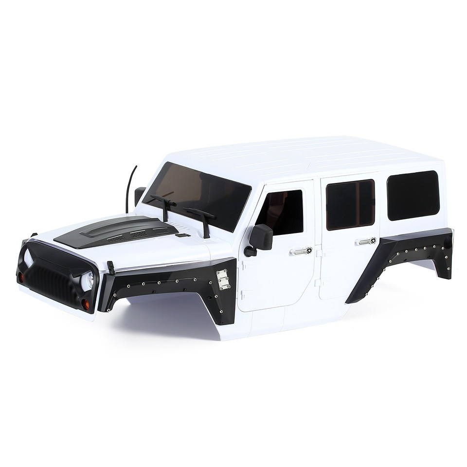 313MM 1/10 RC Car Body Shell Kit for Jeep Wrangler Axial SCX10 II 90046 ...