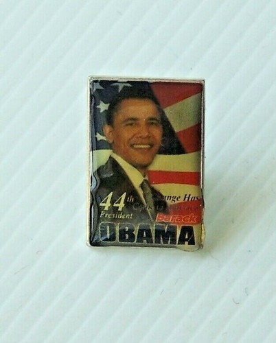 OLD BARACK OBAMA 44th AMERICAN PRESIDENT SOUVENIR LAPEL COAT HAT PIN ...