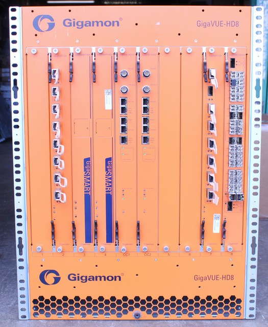 Gigamon Gigavue-hd8 Chassis With Modules See Description for sale ...