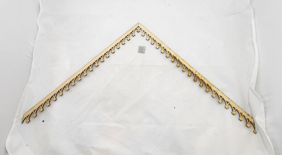 Victorian Painted Lady Gingerbread Gable Trim #1 miniature 1/12 scale ...