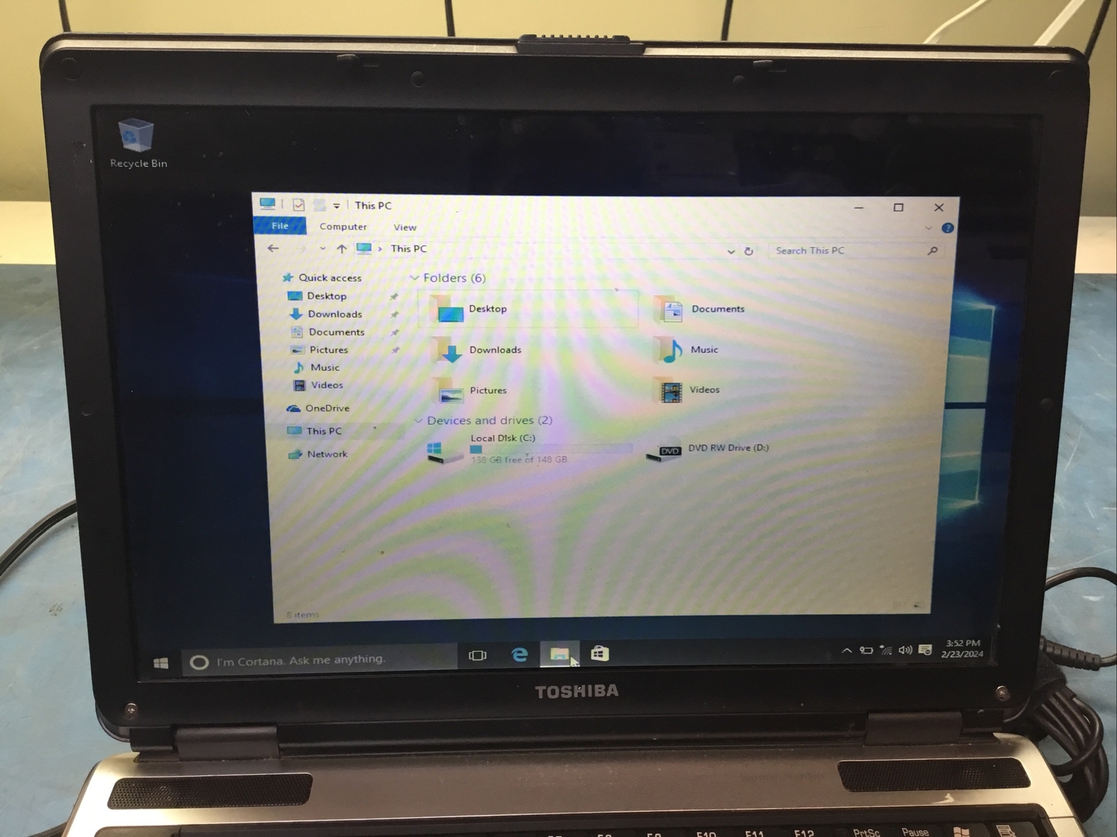Toshiba Satellite m115-s3144, Intel T5200@ 1.6GHz, 2GB RAM, 150GB HDD ...
