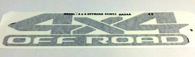 2017-2020 RAM 2500 Bedside Black 4x4 Off Road Decal Transfer ...