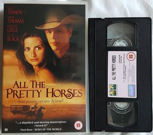 ALL THE PRETTY HORSES (VHS) BIG BOX - Matt Damon + Penelope Cruz ...