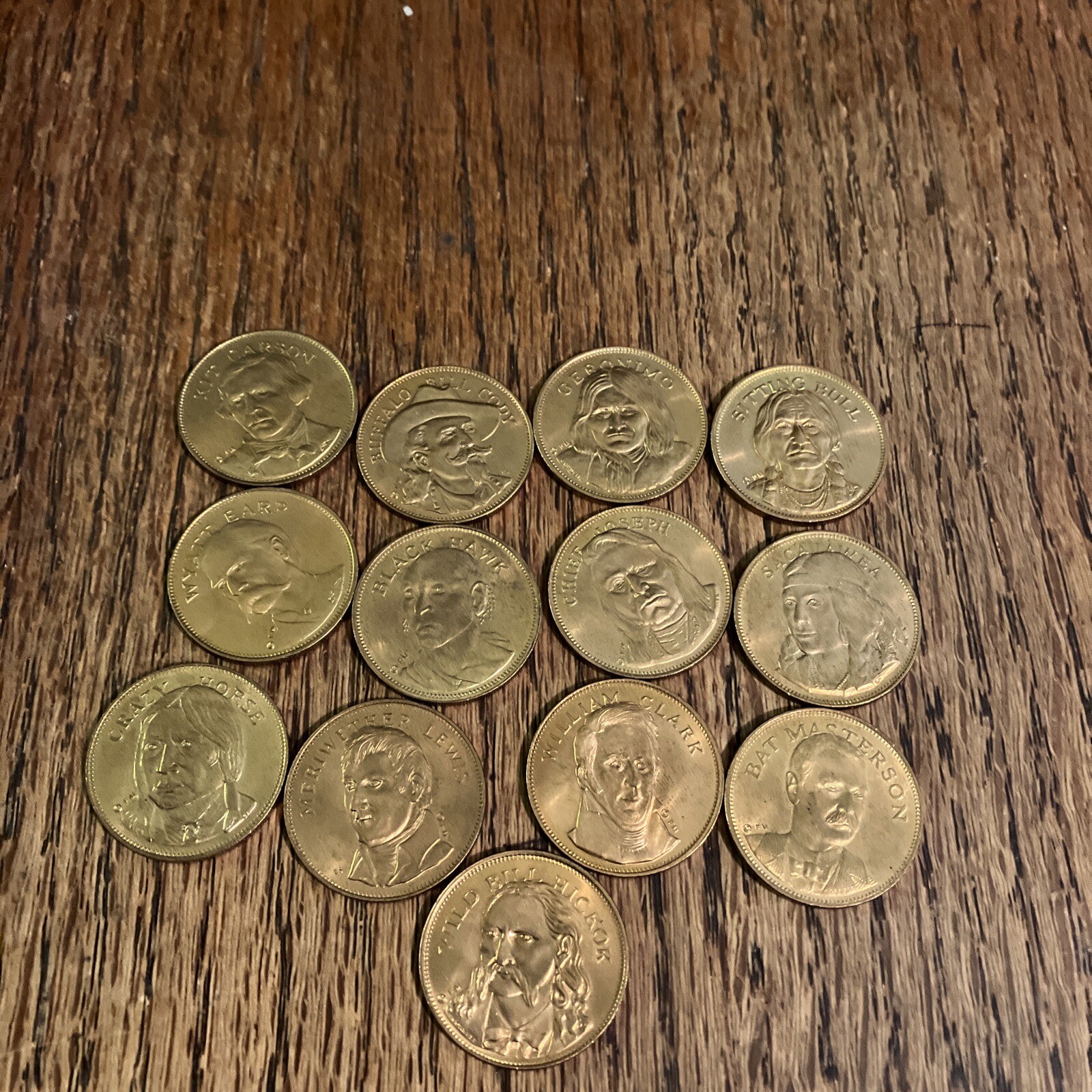 Franklin Mint Husky Oil Rugged Americans 13 Pc Coin Set | eBay