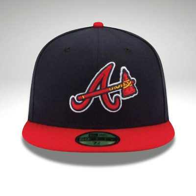 Atlanta Braves ATL MLB Game Authentic 59FIFTY Fitted Cap - 5950 Axe ...