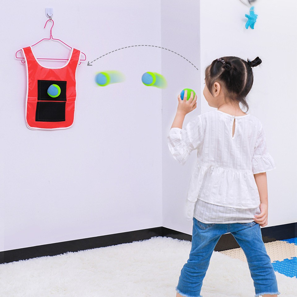 Kids Sticky Vest Game Vest Playground Dodgeball Game for Kids with 5 ...