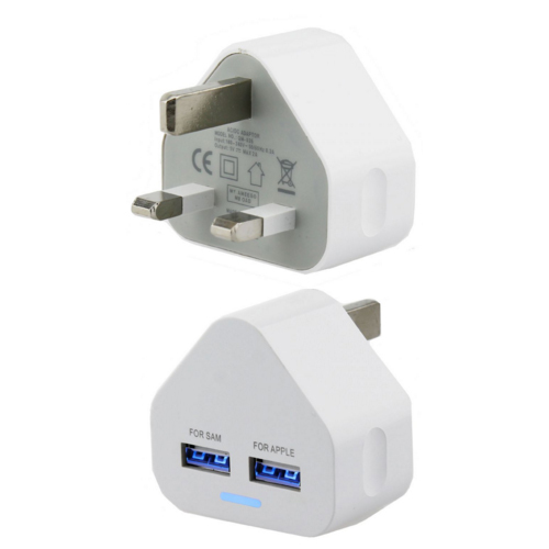2 Ports Dual USB Wall Charger Plug Adapter for Samsung Galaxy S7 S6 S5 ...