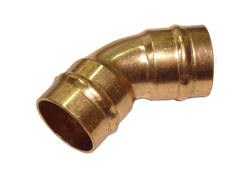 22mm Solder Ring 45 Degree Obtuse Elbow | Capillary Fitting For Copper ...