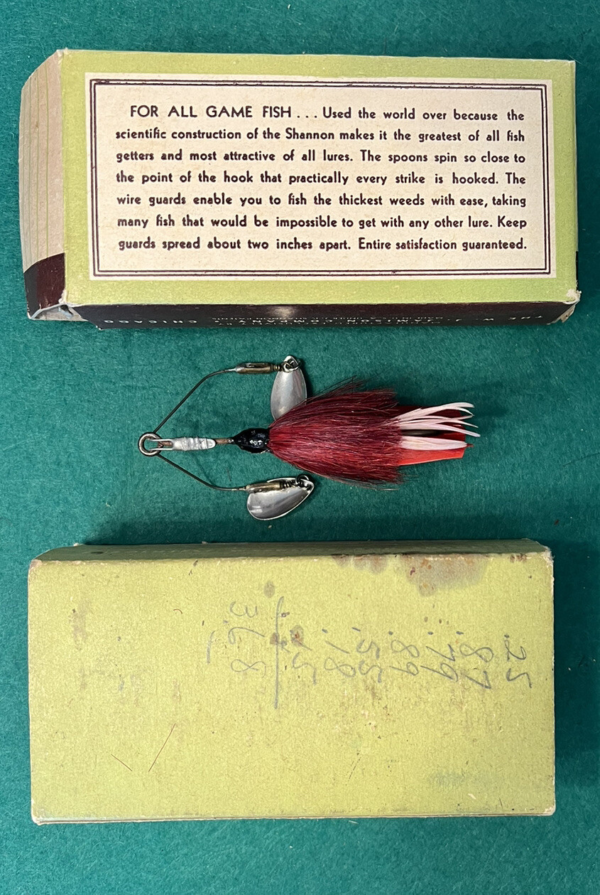 Vintage Jamison Shannon Twin Spinner Fishing Lure, No. 2, Early Version ...