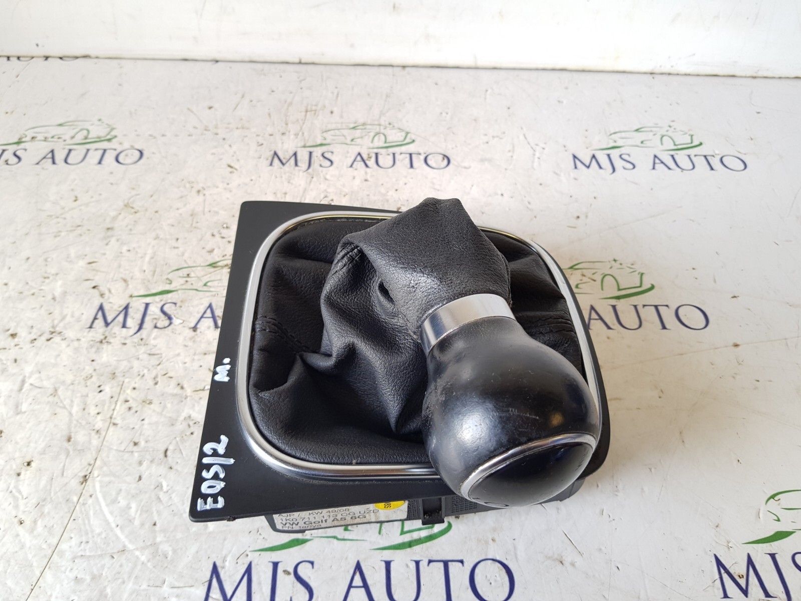 VW EOS 2006-2010 6 SPEED MANUAL GEAR SELECTOR STICK COVER WITH KNOB ...
