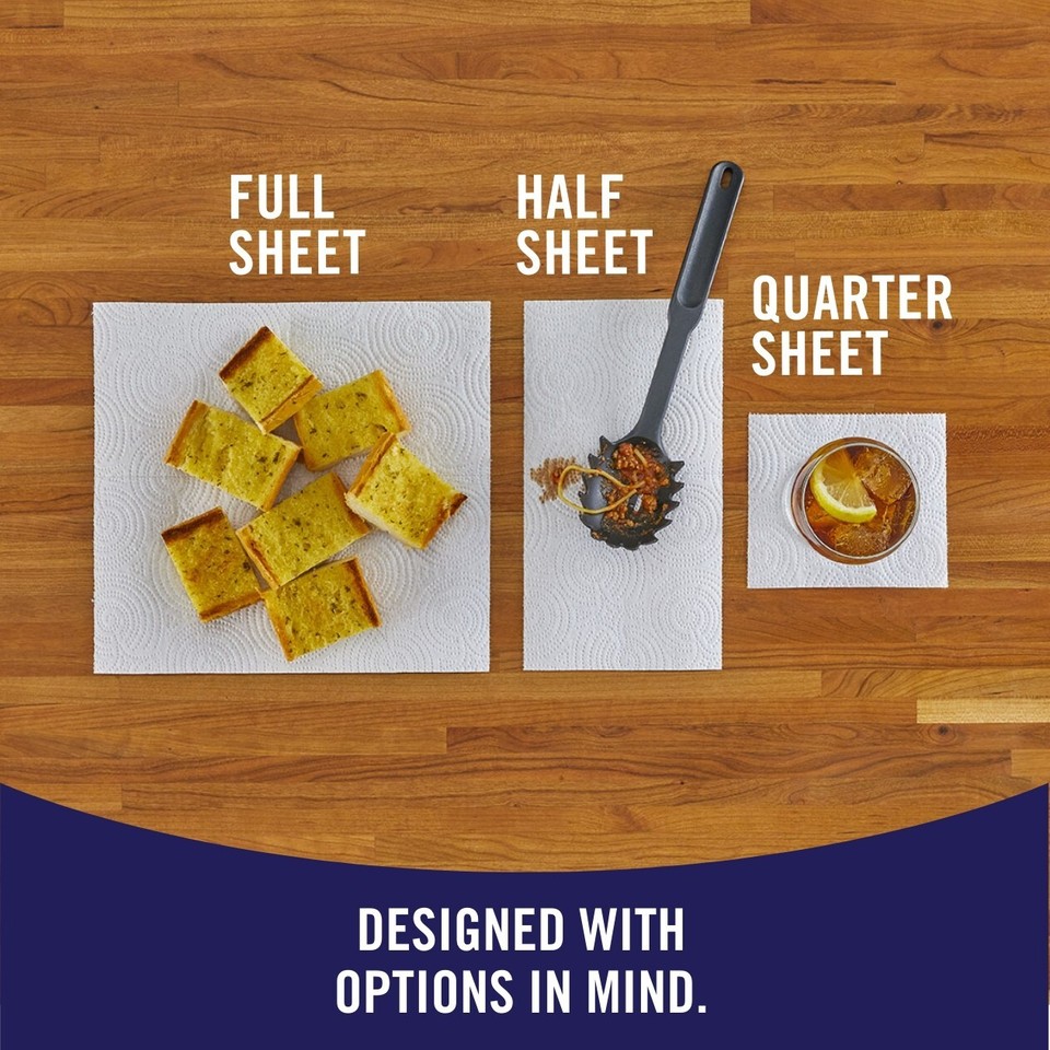 Kitchen Household Clean Up Paper Towels Bulk 12 Double Rolls = 24 ...