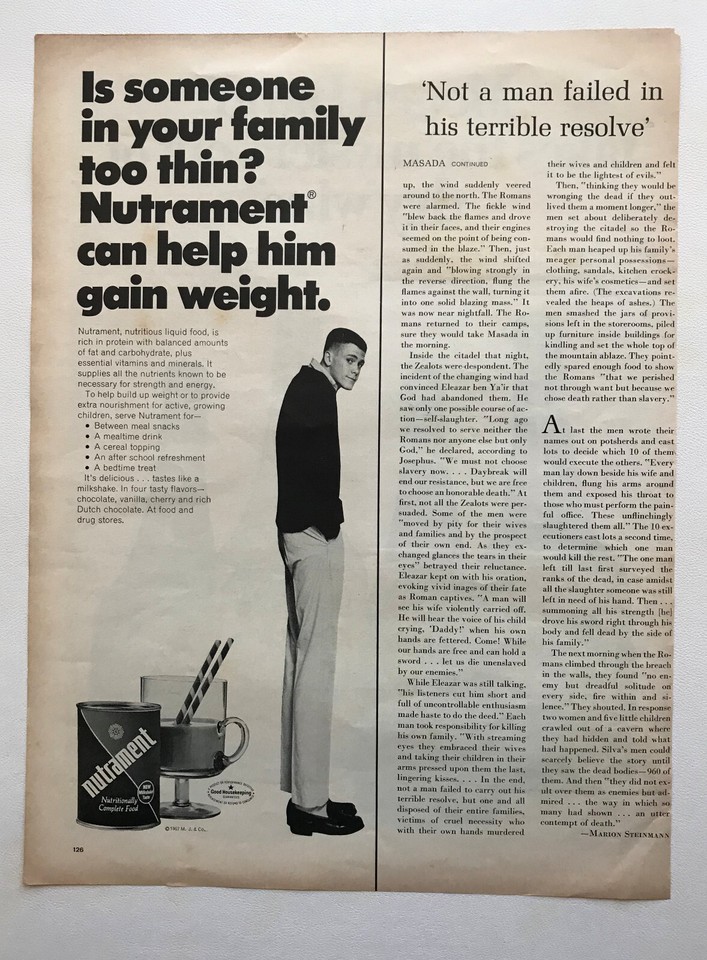 1967 Mogen David Dry Wine, Nutrament Weight Gain Supplement Vintage ...