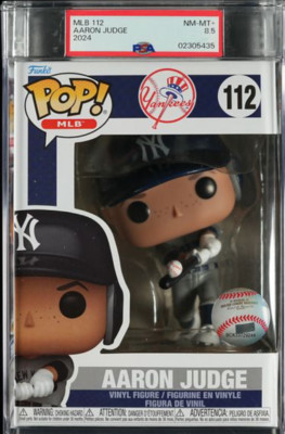 Aaron Judge "New York Yankees" MLB 112 Funko Pop! PSA 8.5 NM-MINT+ | eBay
