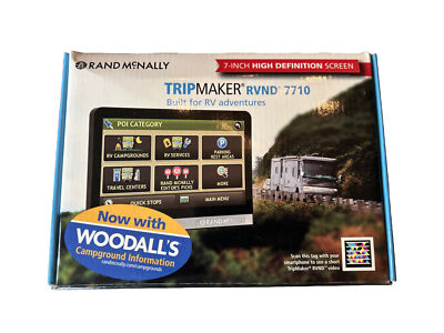 Rand McNally TripMaker RVND 7710 RV GPS 7 inch HD Screen | eBay