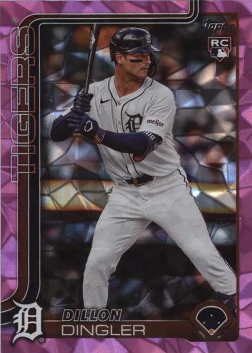 2025 Topps Series 1 - Dillon Dingler #126 Pink Diamante Foil (RC) for ...