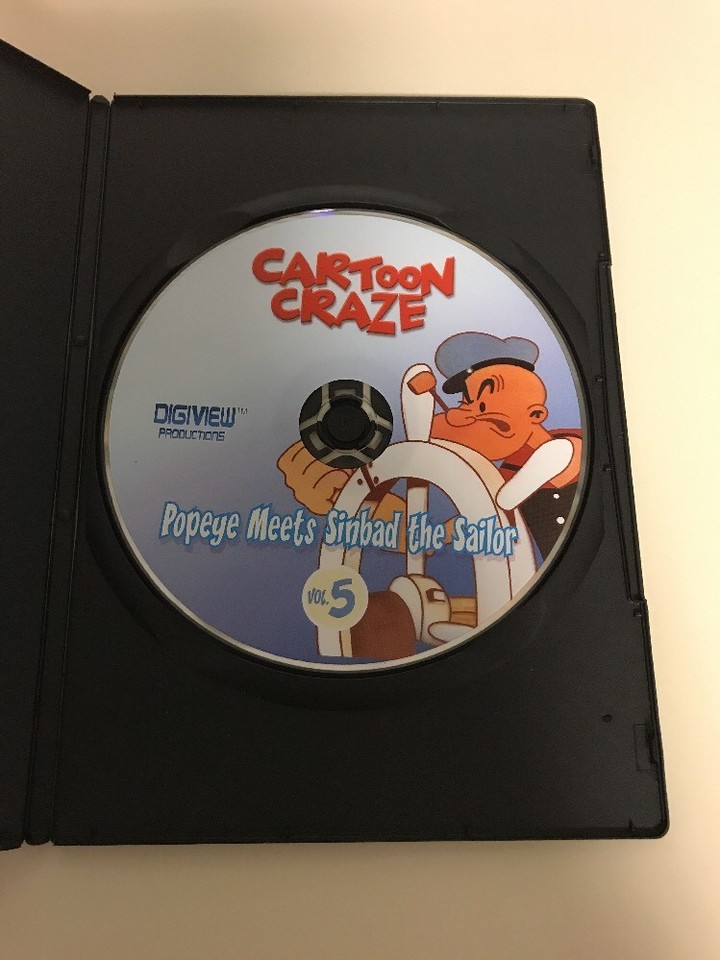 Cartoon Craze Presents - Popeye: Popeye Meets Sinbad the Sailor (DVD ...