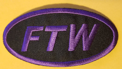 FTW Embroidered Patch aprox 1.75X4" | eBay