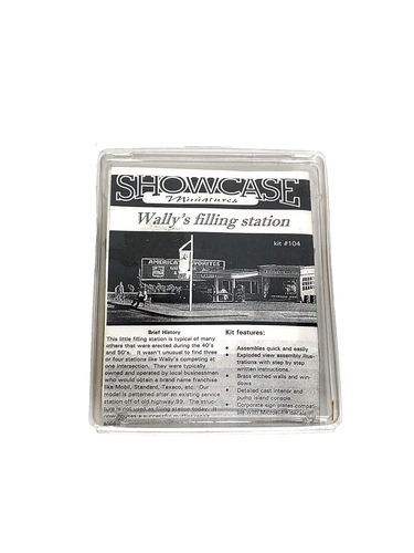 Showcase Miniatures N Scale Wally’s filling station 1995 NIB Resin ...