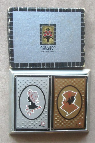 Vintage American Beauty Double Deck Playing Cards Complete | eBay